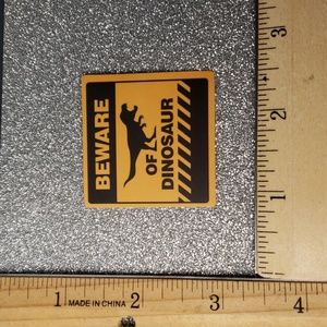 Jurassic Park | Design | Jurassic Park Waterproof Sticker Dinosaur Sign ...